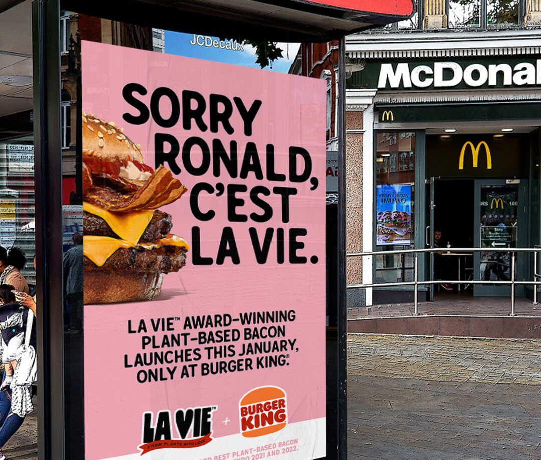 La Vie announces Burger King collab by lampooning McDonald's in cheeky ...