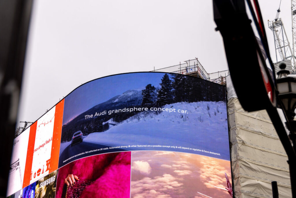 Watch: BBH brings Audi's latest concept car to life with 3D OOH ...