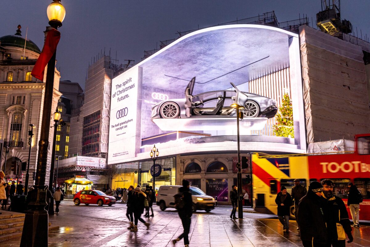 Watch: BBH brings Audi's latest concept car to life with 3D OOH ...