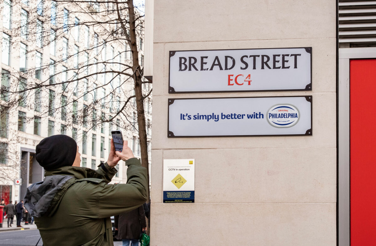 Philadelphia hijacks street signs and OOH ads in latest campaign ...