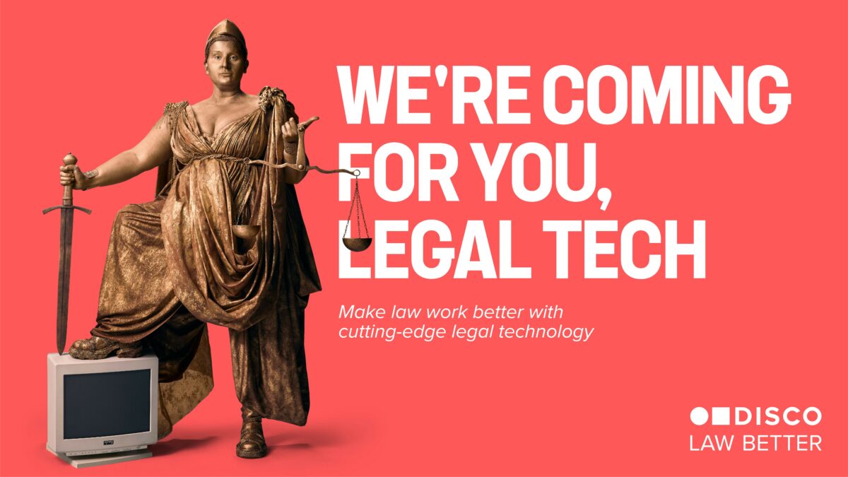 AI legal technology Disco asks law firms to ‘Law Better’ in latest ...