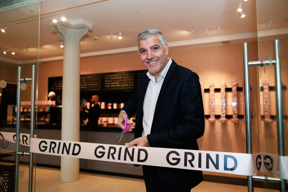 Seeing double: George 'Clone-ey' spotted at Grind's new spot