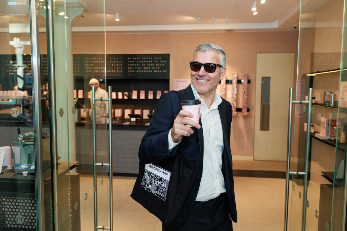 Seeing double: George 'Clone-ey' spotted at Grind's new spot