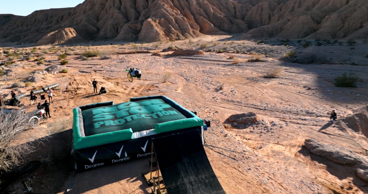 Sure turns ads into crash pads in new protective advert film