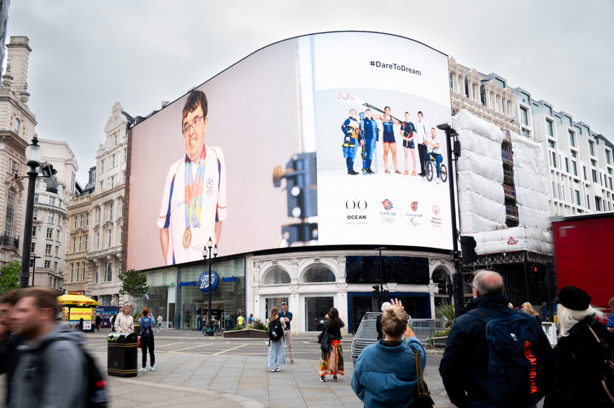 Olympic athletes unite for powerful inclusion DOOH campaign