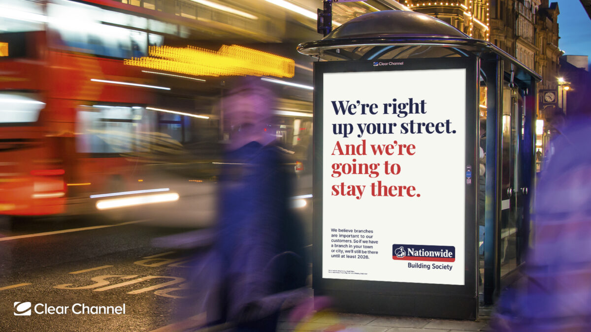 Nationwide launches OOH campaign to showcase renewed branch promise