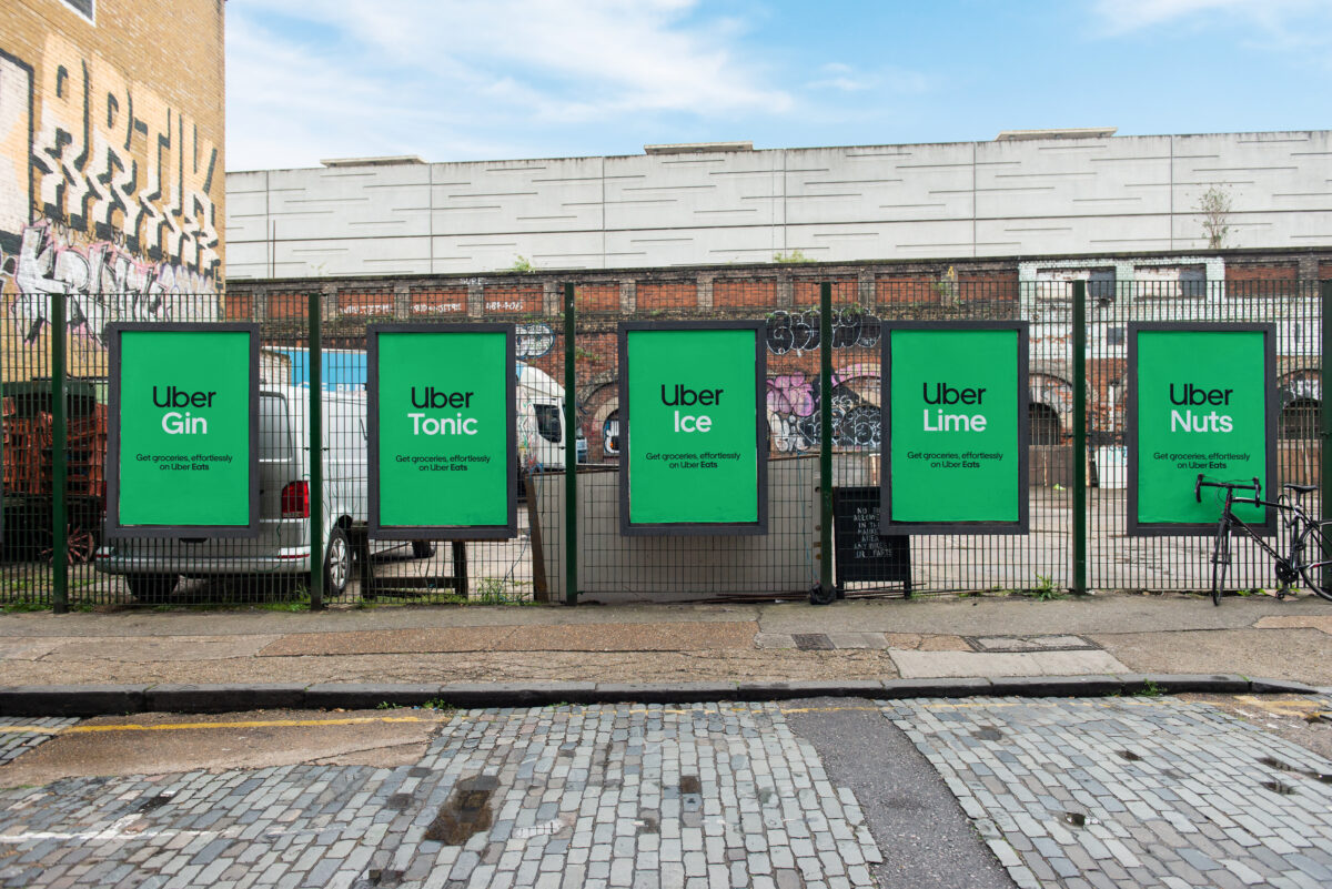 Uber Eats showcases extensive grocery offering with OOH campaign