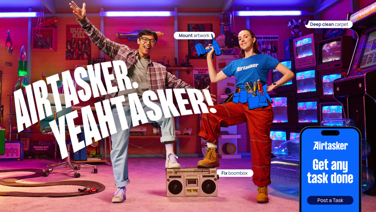 Airtasker channels 90s nostalgic 'Yeah' feeling in new ad