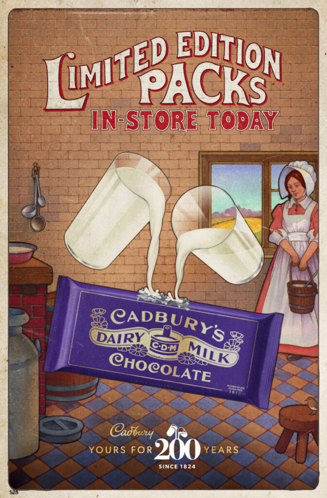 In pictures: Cadbury shares OOH posters for 200th birthday