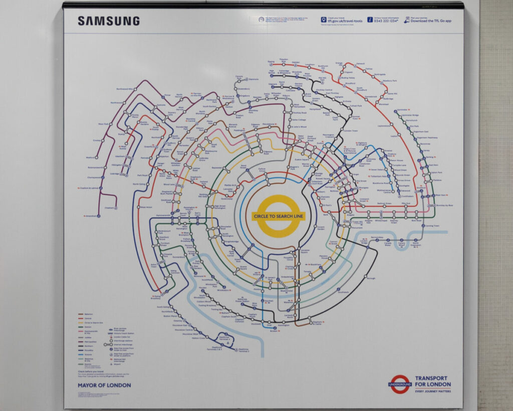 Samsung partners with TfL to re-imagine Tube map