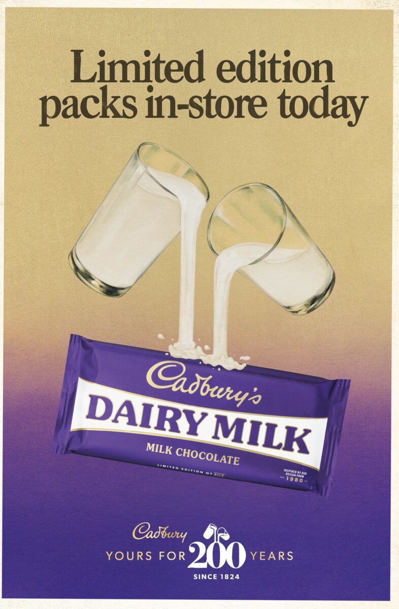 In pictures: Cadbury shares OOH posters for 200th birthday