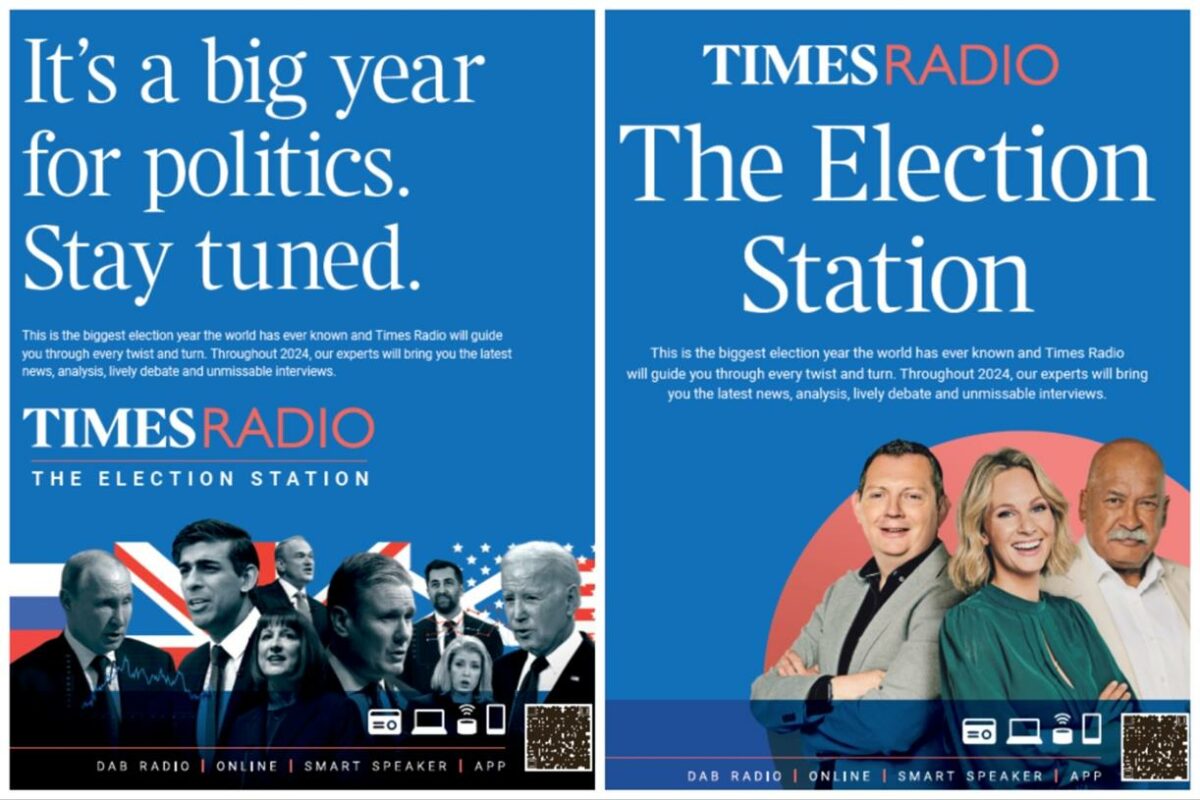 Times Radio unveils blockbuster campaign for key election year