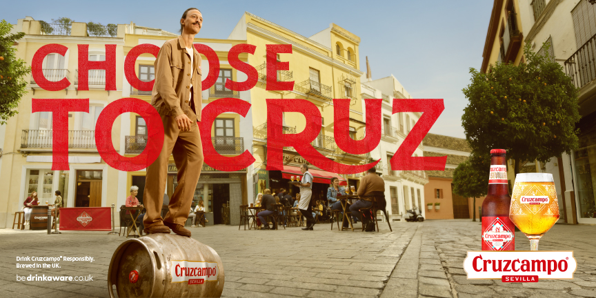Watch: Cruzcampo invites UK consumers to 'Choose to Cruz'