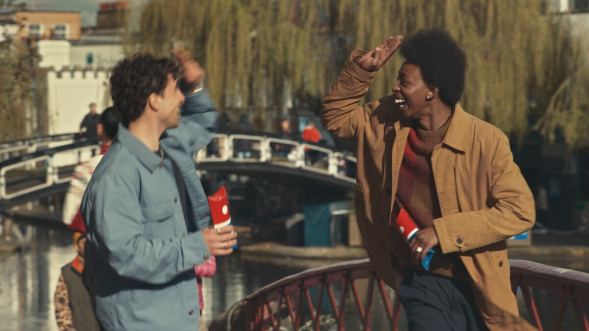 Watch: Domino's shows off £4 lunchtime offer with high four