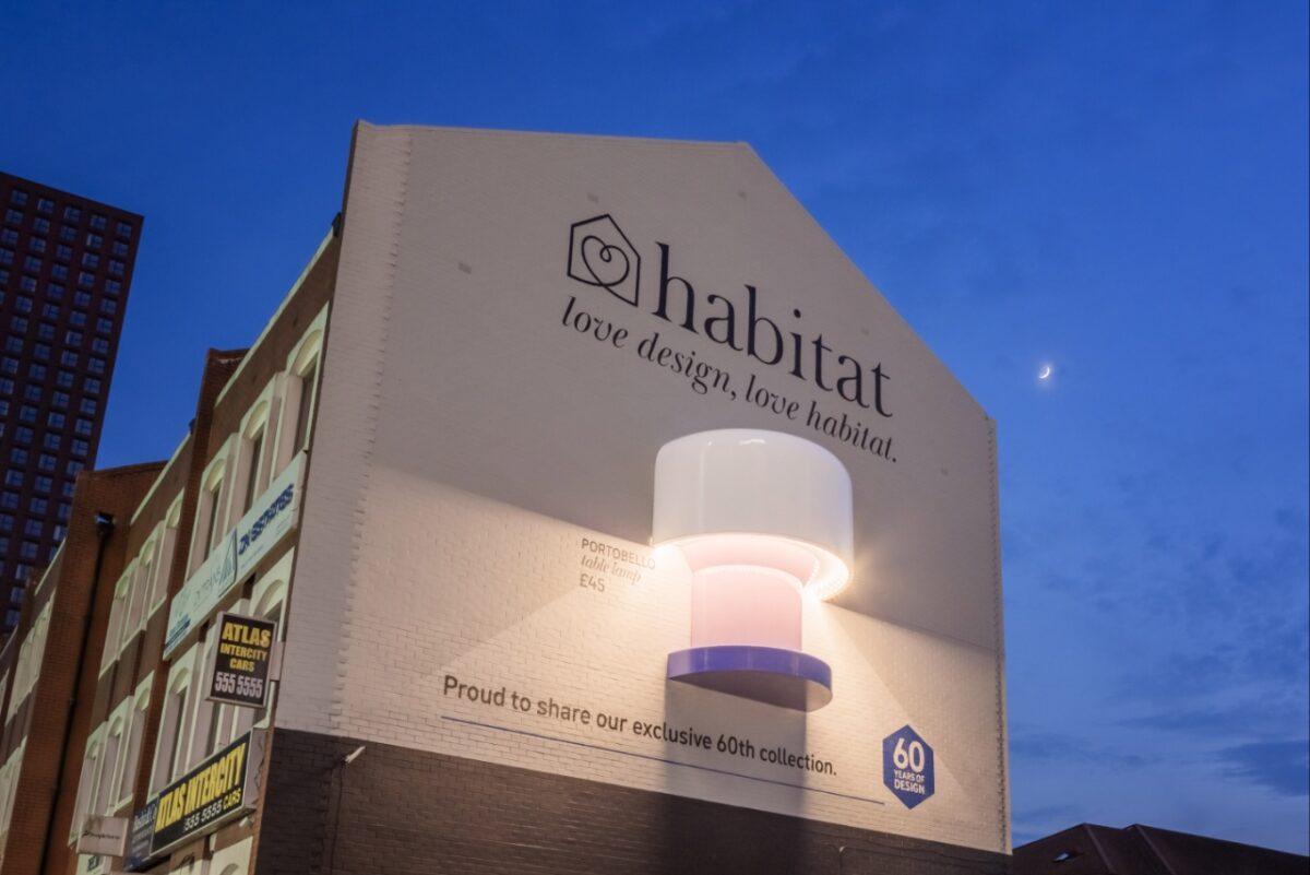 Habitat celebrates 60th anniversary with custom build OOH campaign