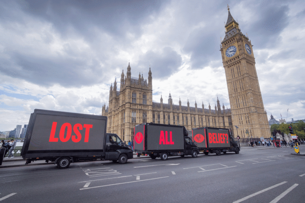 Dystopian KFC teaser campaign tells fans 'Believe in Chicken'