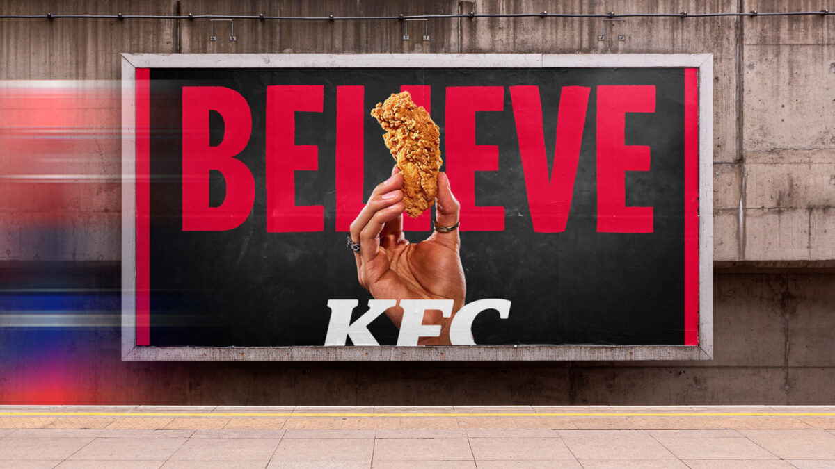 Surreal KFC masterpiece sees humanity worshipping a chicken deity