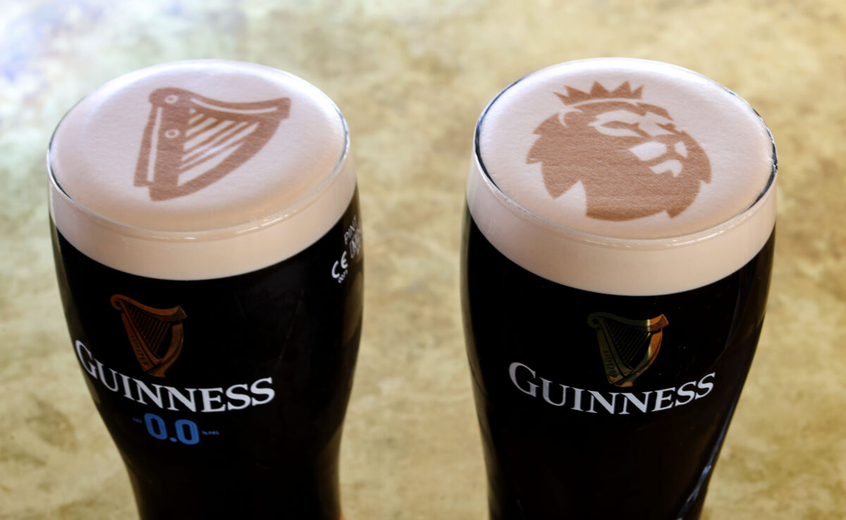 Guinness named 'official beer' of the Premier League in lucrative win