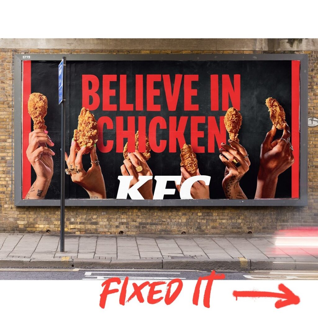 VFC calls out KFC's 'hypocrisy' with guerrilla-style campaign