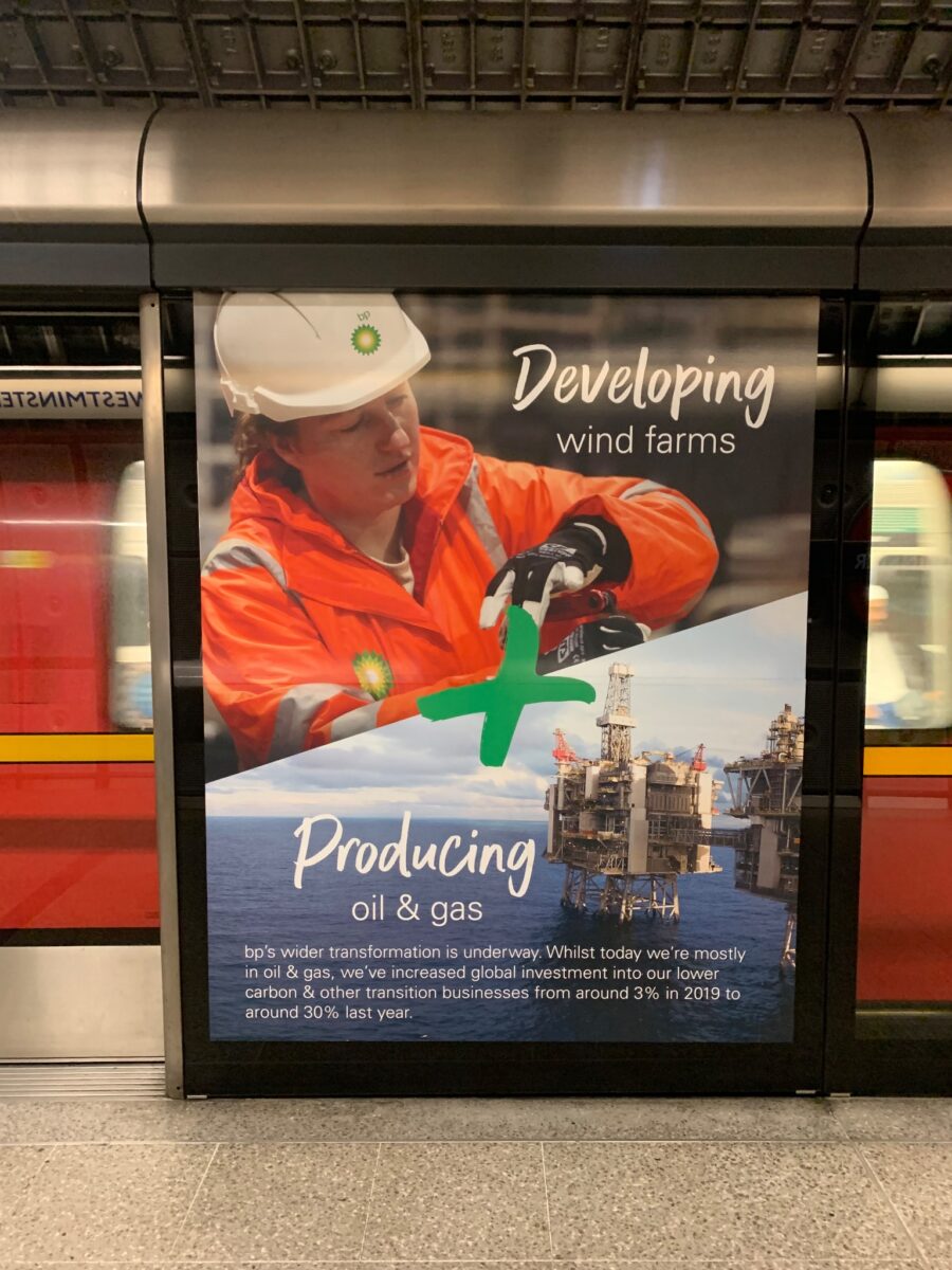 Hundreds of fossil fuel ads have run on TfL network since net zero pledge