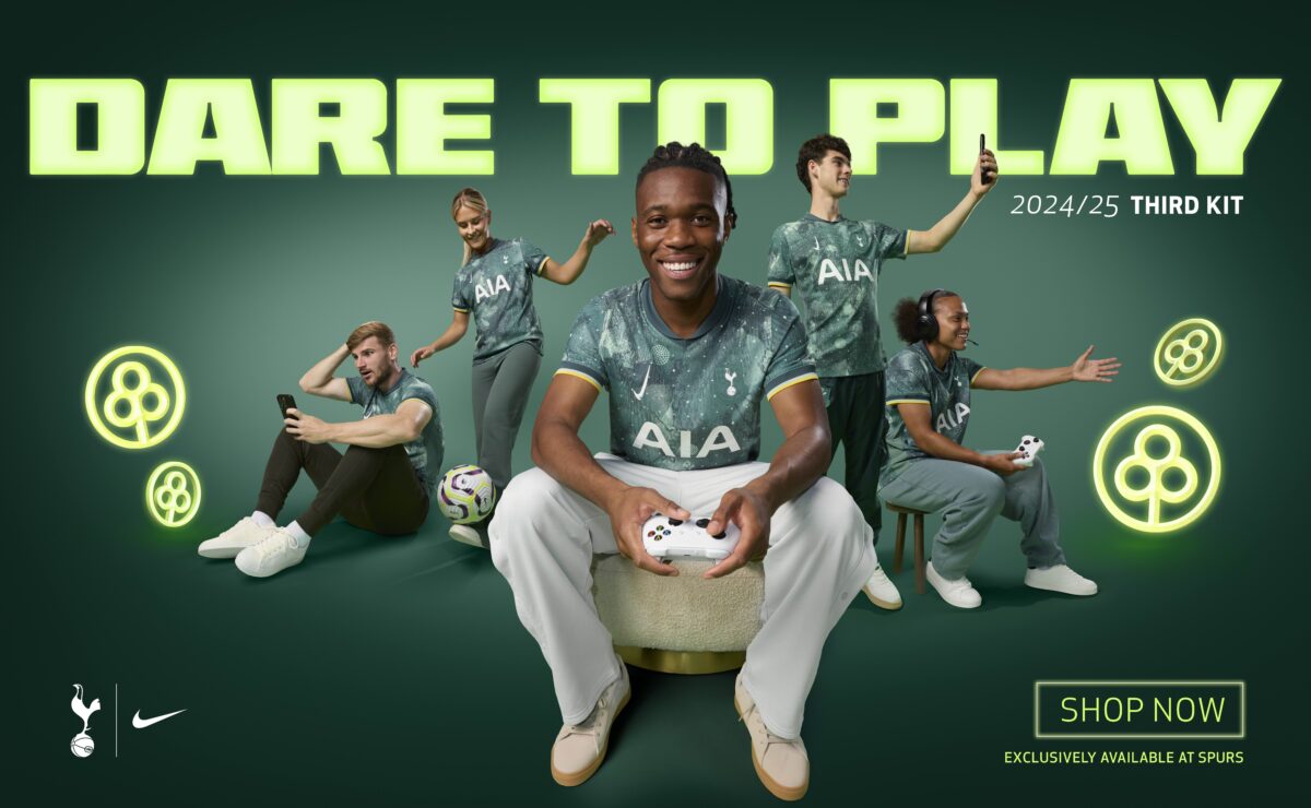 Tottenham Hotspur unveil third kit in new campaign by Mother's Run Deep