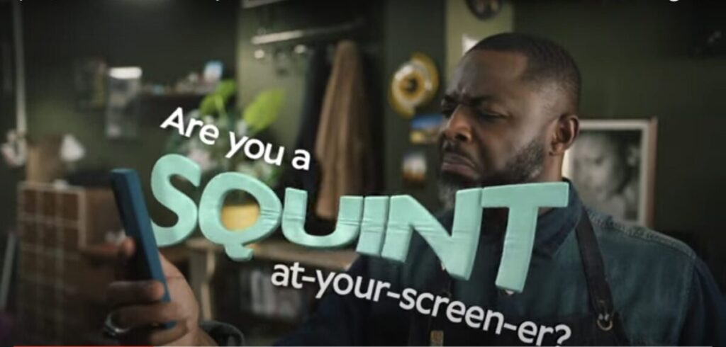 Specsavers new ad says it's 'time for an eye test'