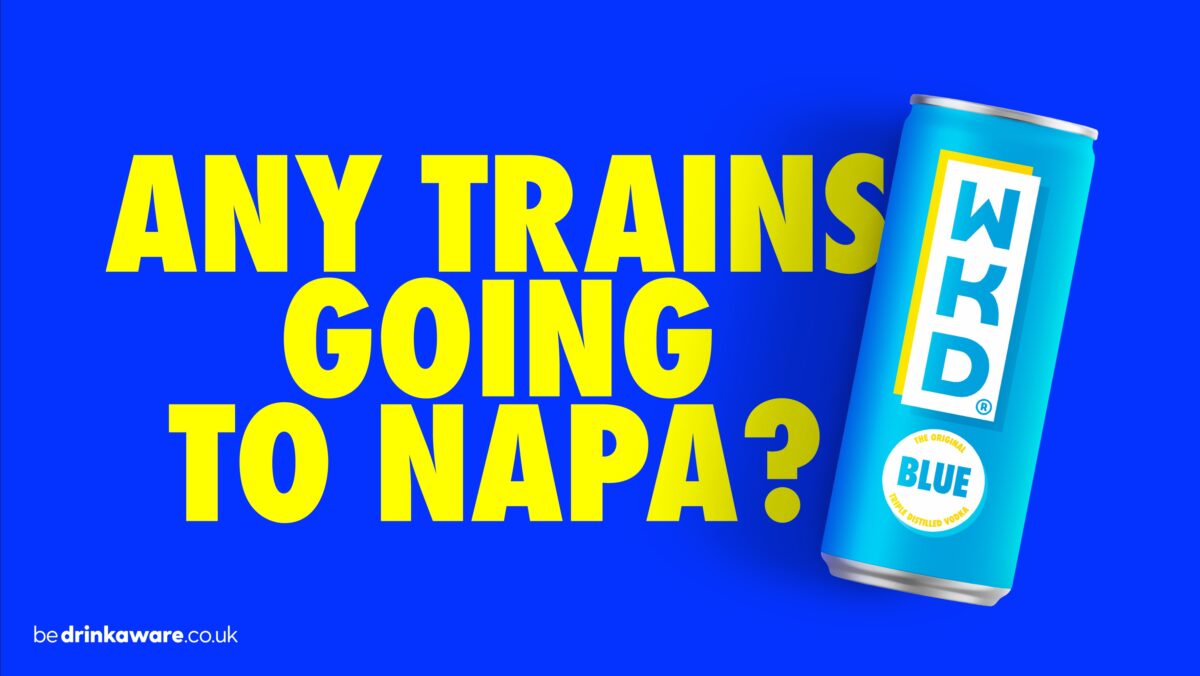 WKD touts its credentials as the 'CEO of blueness' in new OOH campaign