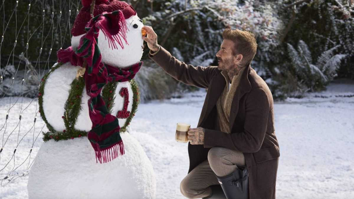Nespresso scores big with 2024 Christmas ad starring David Beckham