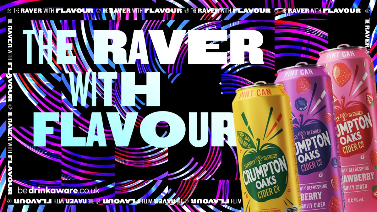 Crumpton Oaks cider unveils 90s rave-inspired ad